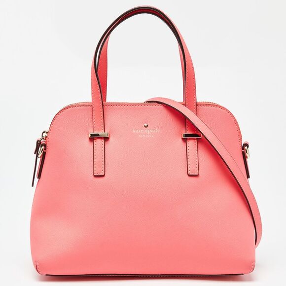 kate spade | Bags | Kate Spade Neon Pink Leather Cedar Street Maise ...